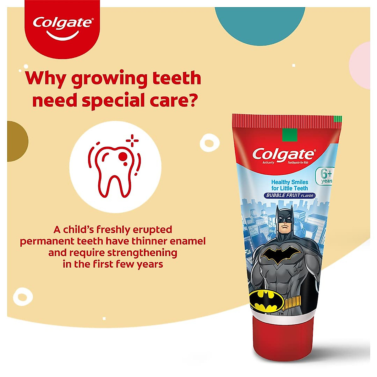 Colgate Kids Batman Glow in Dark - 80 g