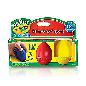 Crayola My First Egg Crayons, Easy-Grip