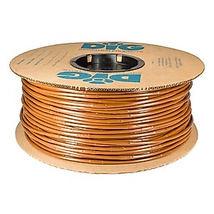 ML-506B ¼” 500’ MICROLINE™ Dripline, 6” Dual Outlet Emitter Spacing, UV-Resistant, Durable Poly Tubing for Garden Irrigation, Flexible, Water-Efficient, Easy Installation, Long-Term Use (Brown)