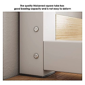 Computer Desktop Bookcase, 2-Tier Multipurpose Ladder Countertop Hutch Bookshelf, Adjustable Storage Display Shelf Organizer Rack for Home Dorm Office Supplies (Color : B, Size : 115CM)