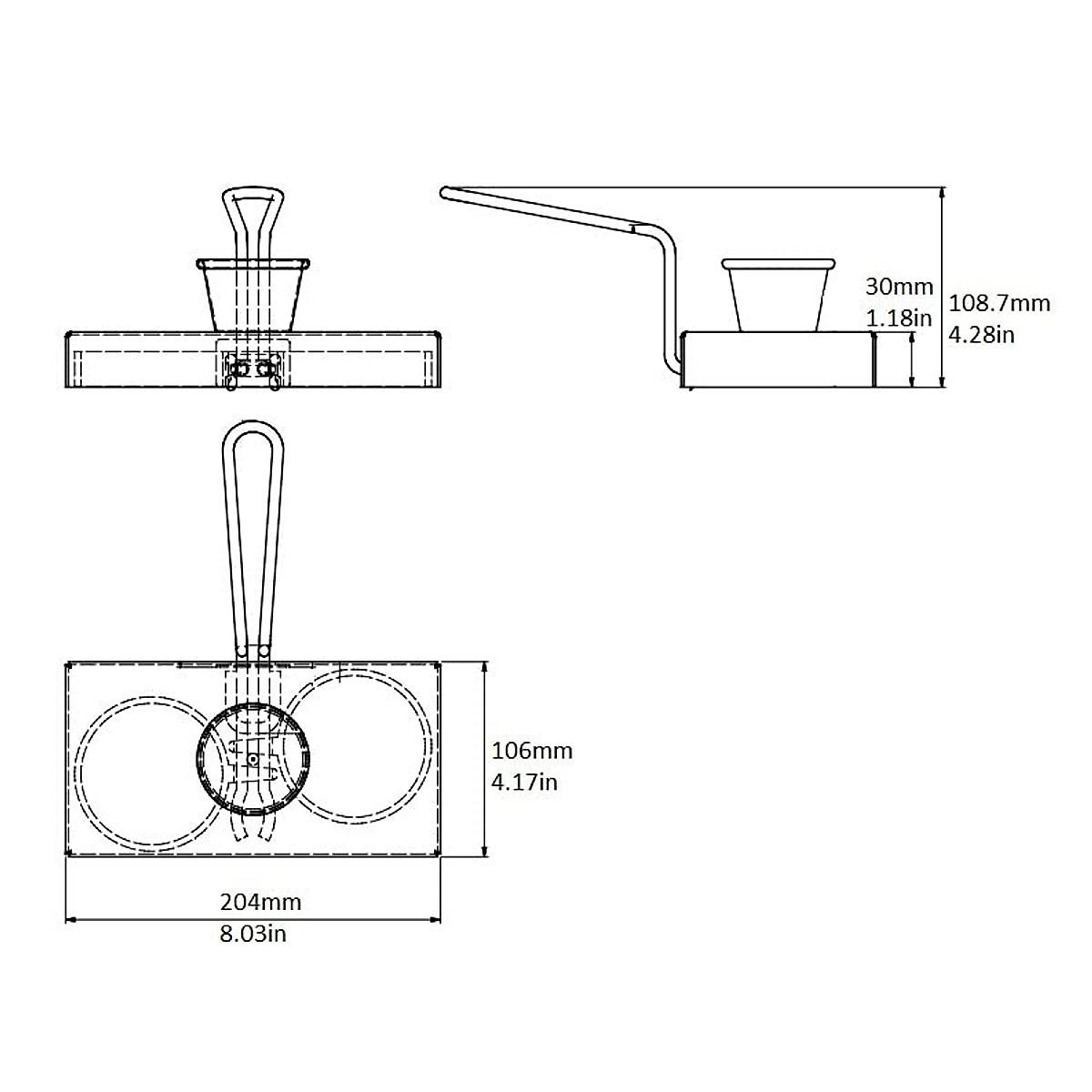 Rattleware Stainless Steel Egg Rings - Commercial-Grade, Even Cooking, Heat-Resistant Handle, Ideal for Frying Eggs - Durable & Trusted by Professional Chefs Worldwide (2 Ring Set)