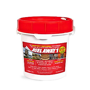 Peel Away 1 Heavy Duty Paint Remover - Removes Up to 30 Layers of Lead, Oil & Alkyd-Based Coatings - Complete Removal System Under the Lid - 1 Gallon
