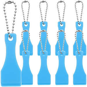 Ciieeo 10pcs Scratch tool lottery ticket scratcher tool scraper tool kitchen lottery scratcher keychain lottery scraper keyring vintage stickers portable scraper Label plastic