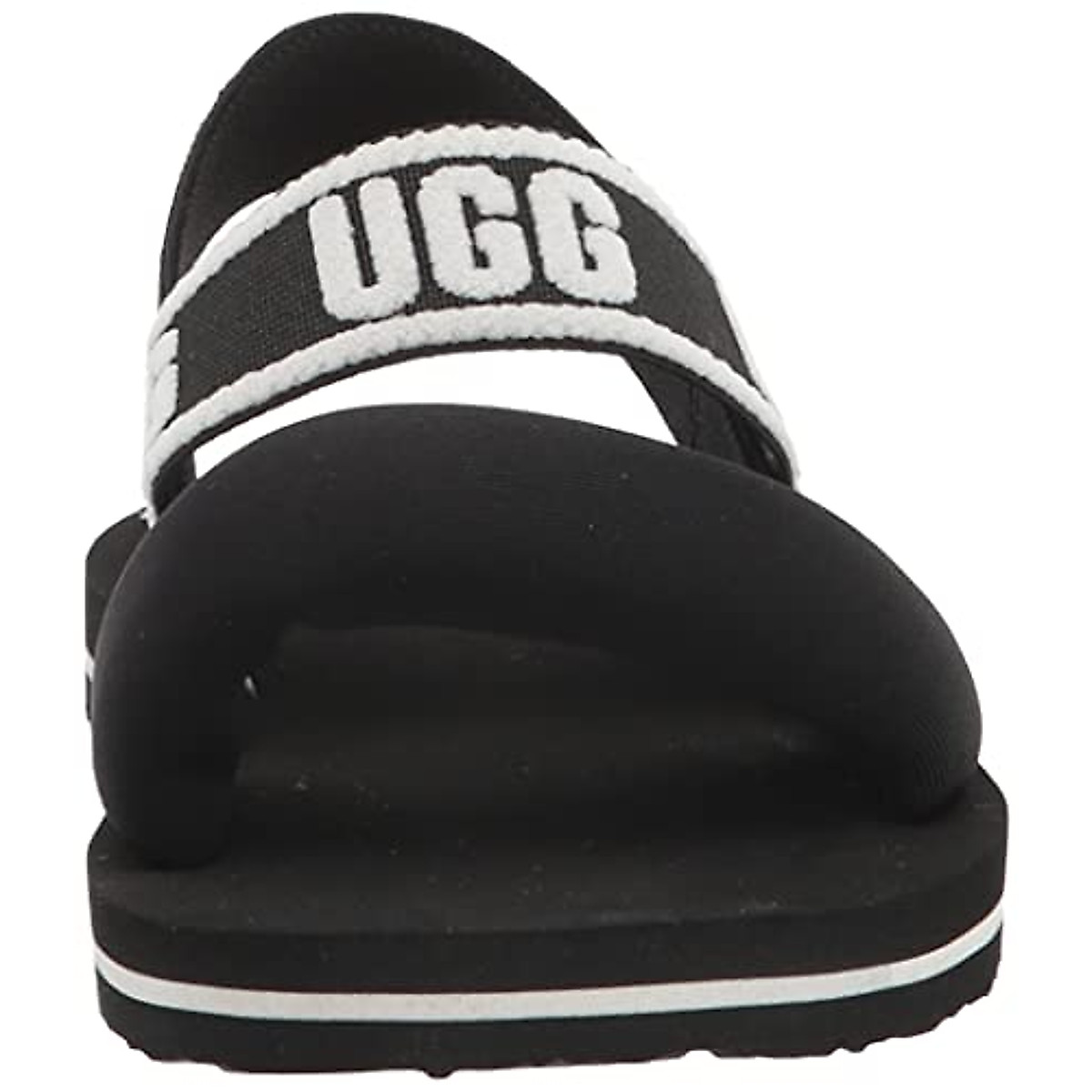 UGG Kids K Zuma Sling Sandal, Black, 7 US Unisex Toddler