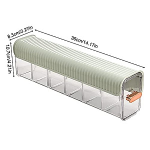 MOTHAF Multi-Functional Storage Box, 6 Cell Wall Mounted Transparent Storage Box, Underwear Socks Panties Drawer, Cabinet Storage Organizer, Hanging Storage Organizer