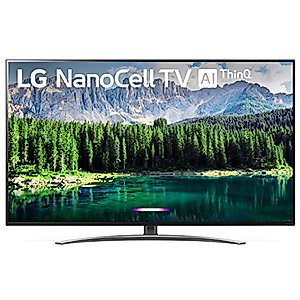 LG 55SM8600PUA Nano 8 Series 55" 4K Ultra HD Smart LED NanoCell TV (2019), Black