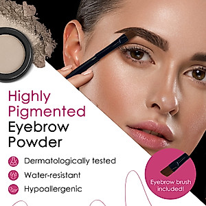 Marie-José & Co Blond Eyebrow Powder with a Soft Finish for Naturally Looking Brows all Day