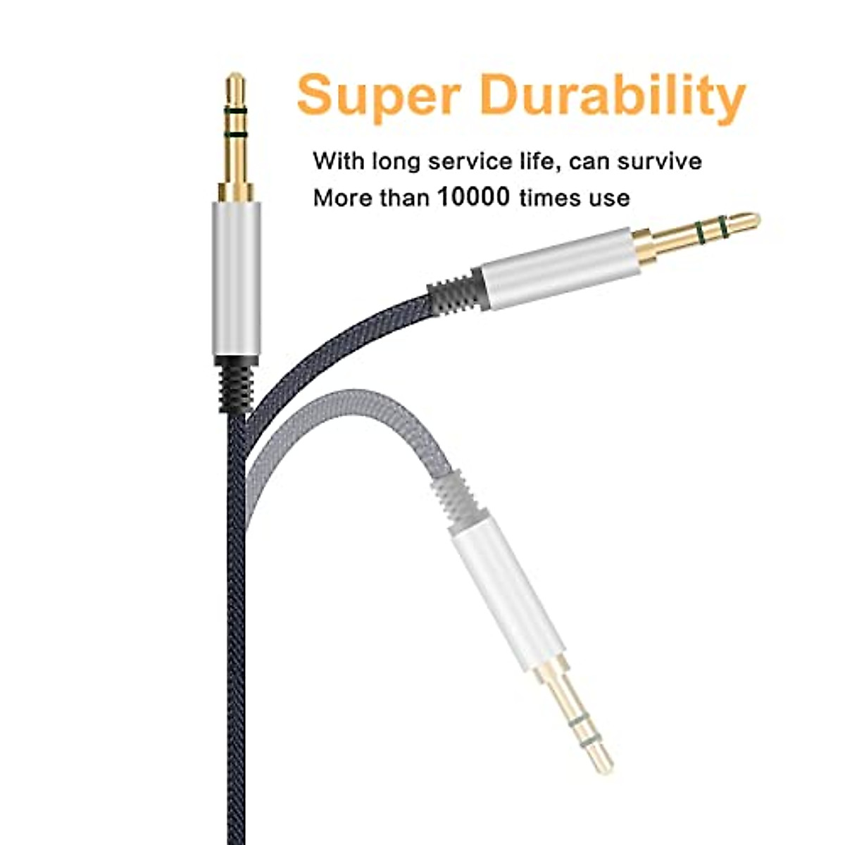 Toxaoii Replacement Audio Cable Volume Control & in-Line Mic Compatible with Bose Around-Ear AE2i, AE2w, AE2 Headphones, 3.5mm to 2.5mm Male Aux Stereo Headphones Cord (3.93FT)