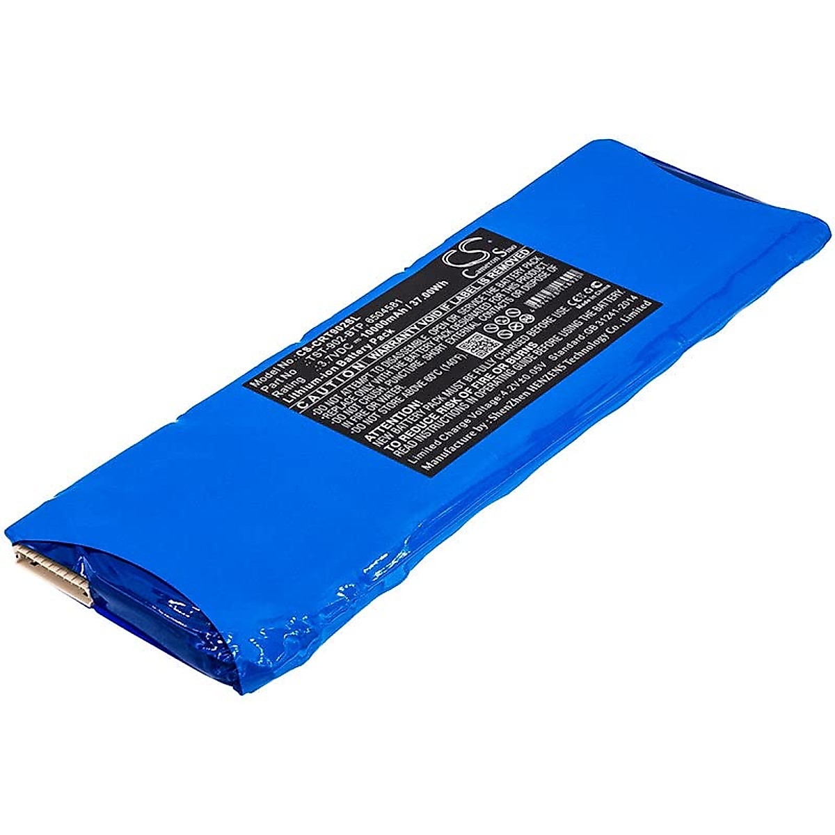 VI VINTRONS Battery for Crestron TST-902, 6504581, BL1880F6835661S5PG9T, TST-902-BTP,