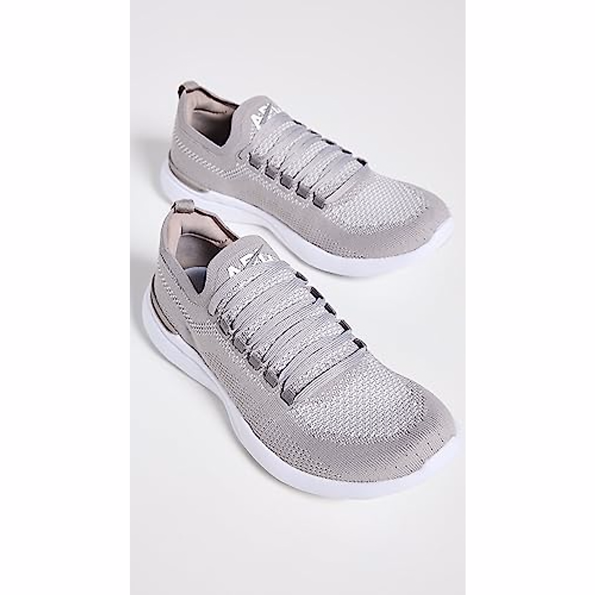 APL: Athletic Propulsion Labs Women's Techloom Breeze Sneakers, Tundra/Ivory/White, 7.5 Medium US