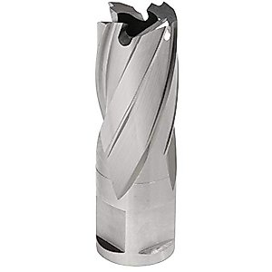 Hougen 12124 3/4 Inch Diameter x 1 Inch Depth of Cut 12,000 Series High Speed Steel Annular Cutter 3/4 Inch Weldon Shank for Magnetic Drills