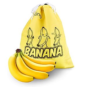 oJoKing Banana Storage Bag Extended Shelf Life，Keep Tt Longer Up To 2 Weeks Stop Food Waste，Washable Storage Bag Potato Sack Reusable Food Saver Bags Seed Sack Bags