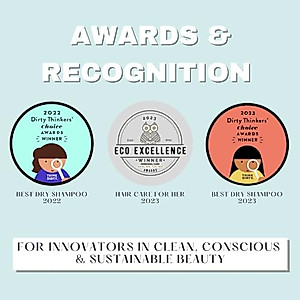 Healthy Hair Dry Shampoo, Award Winning, Unscented Botanical Powder Formula, Removes Excess Oils On Scalp, Helps Lift The Hair At The Root, A Clean Beauty Product