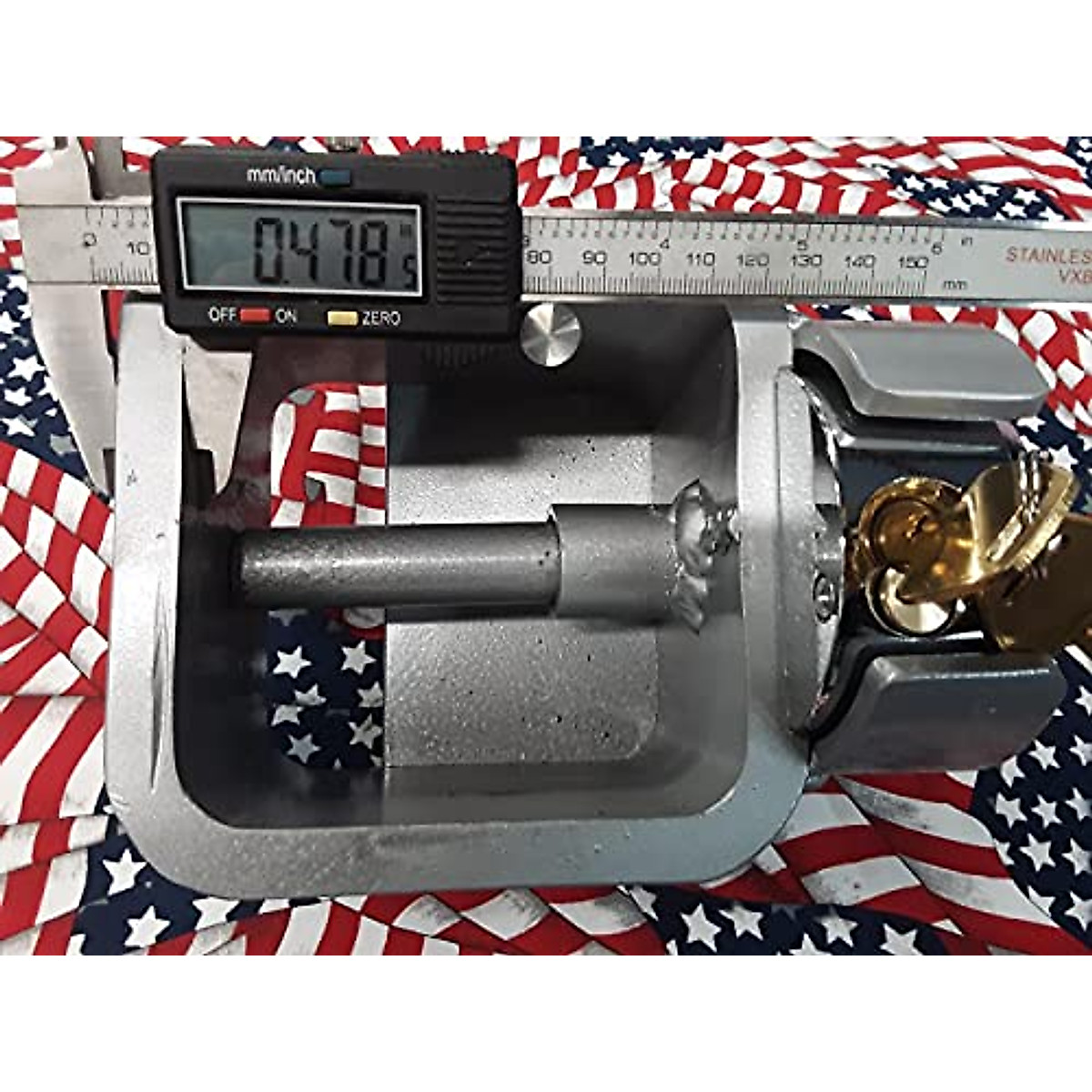 2 5/16" Coupler Lock, Heavy Duty Steel Construction