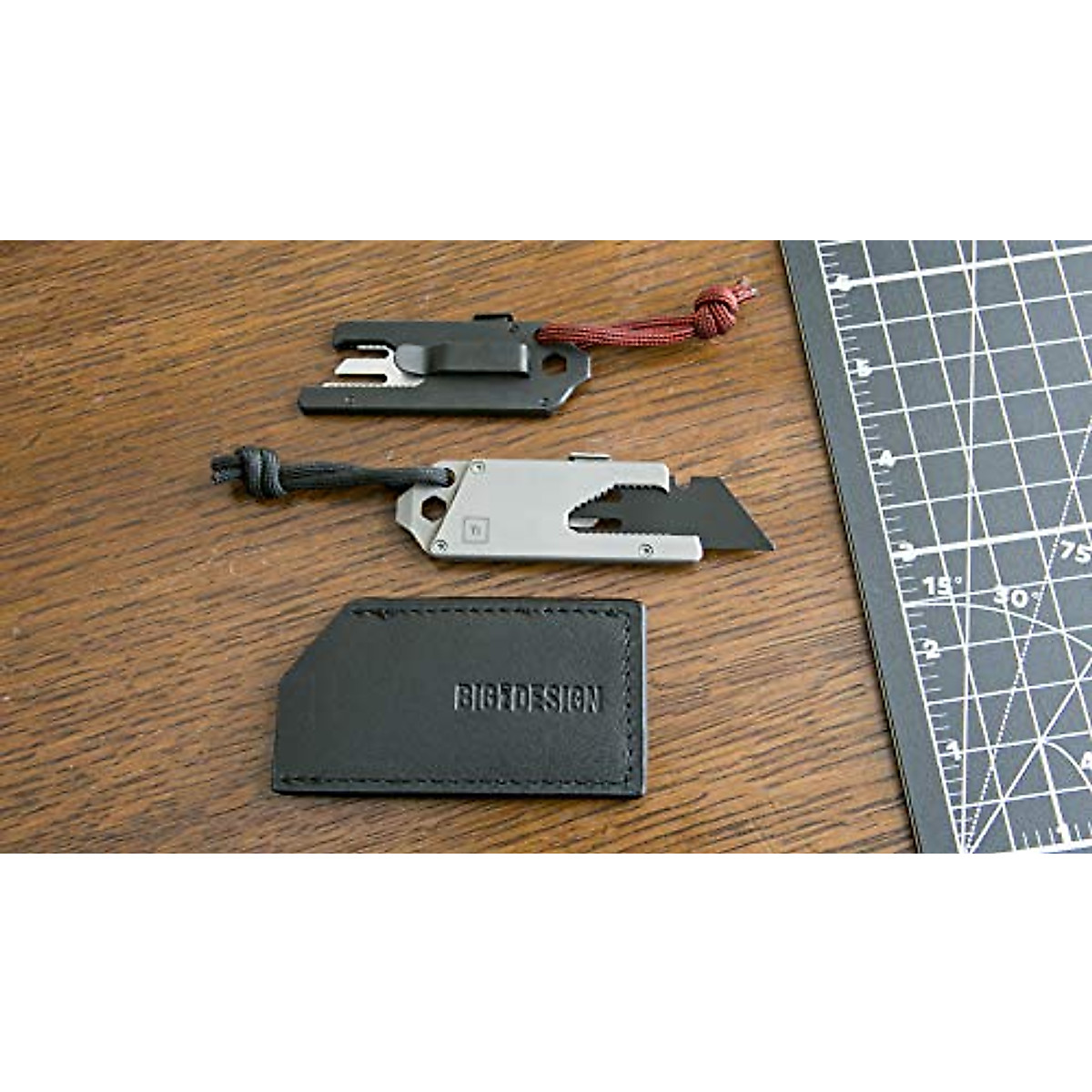 BIG IDEA DESIGN TPT Slide : Titanium Pocket Tool (Matte Black)