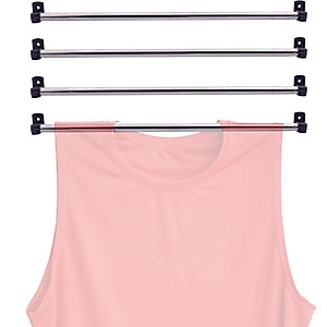 YYST Jersey Hanger Anti-Slipping Jersey Display Hanger Holder Closet Jersey Hanger - 16" to 28" (4)