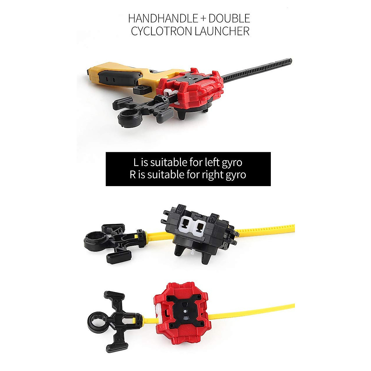 Bey Burst Battaling Tops Set, Burst Starter Top Set with 4D Launcher