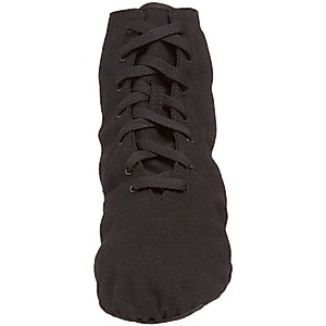 Sansha Soho Lace-Up Jazz Shoe,Black,5 M US Women's