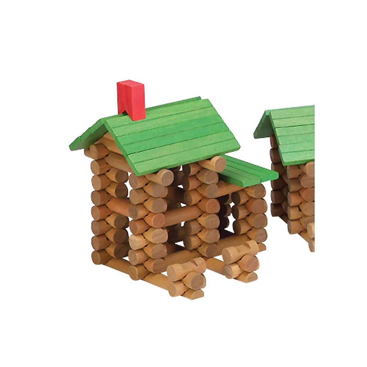 Tumble Tree Timbers Wood Building Set – 450 Pieces. Build Log Cabins. Educational STEM Toy