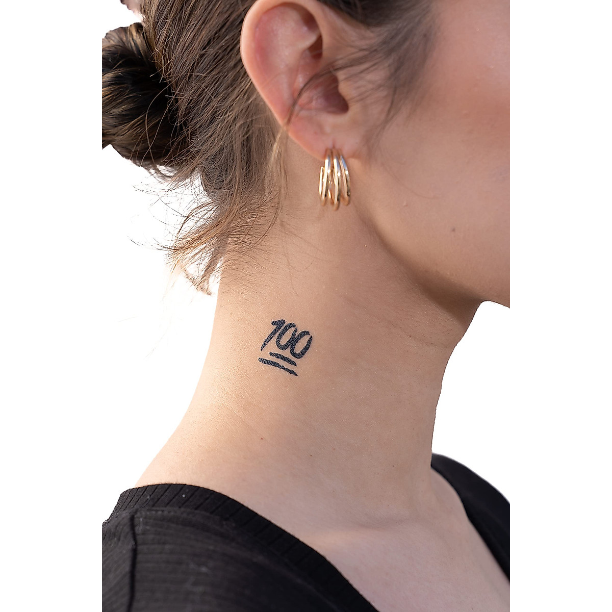 Thug Ink Temporary Tattoos - Volume I - 10 Temporary Tattoos ~ Face Tattoos ~ Teardrop, Cross, Praying Hands, etc~ Thug Life ~ Fake Tattoos ~ Water-transfer Tattoos