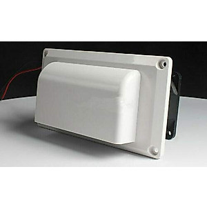 MACHSWON RV Camper Caravan Modified Accessories Side Vent Exhaust Fan 12V DC 25W White