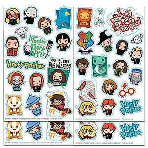 Harry Potter Sticker Set ~ Bundle with 60+ Harry Potter Stickers for Laptops, Water Bottles and More | Harry Potter Party Favors and Supplies
