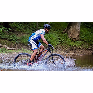 Swiftwick- ASPIRE FOUR (3 Pairs) Cycling & Trail Socks, Breathable, Compression Fit (Black, Large)