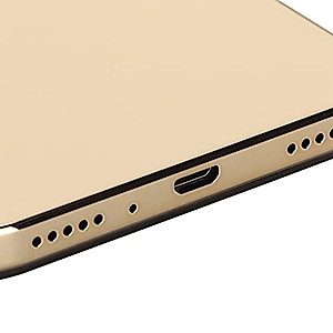 LANTRO JS Android 11.0 Smartphone, 6.1in Display, 4GB RAM, 32GB ROM, MTK6889 Processor, 8MP Front Camera, 16MP Rear Camera, 1440x3200 Resolution, Gold Color, EU Plug, Compatible with I14proMax