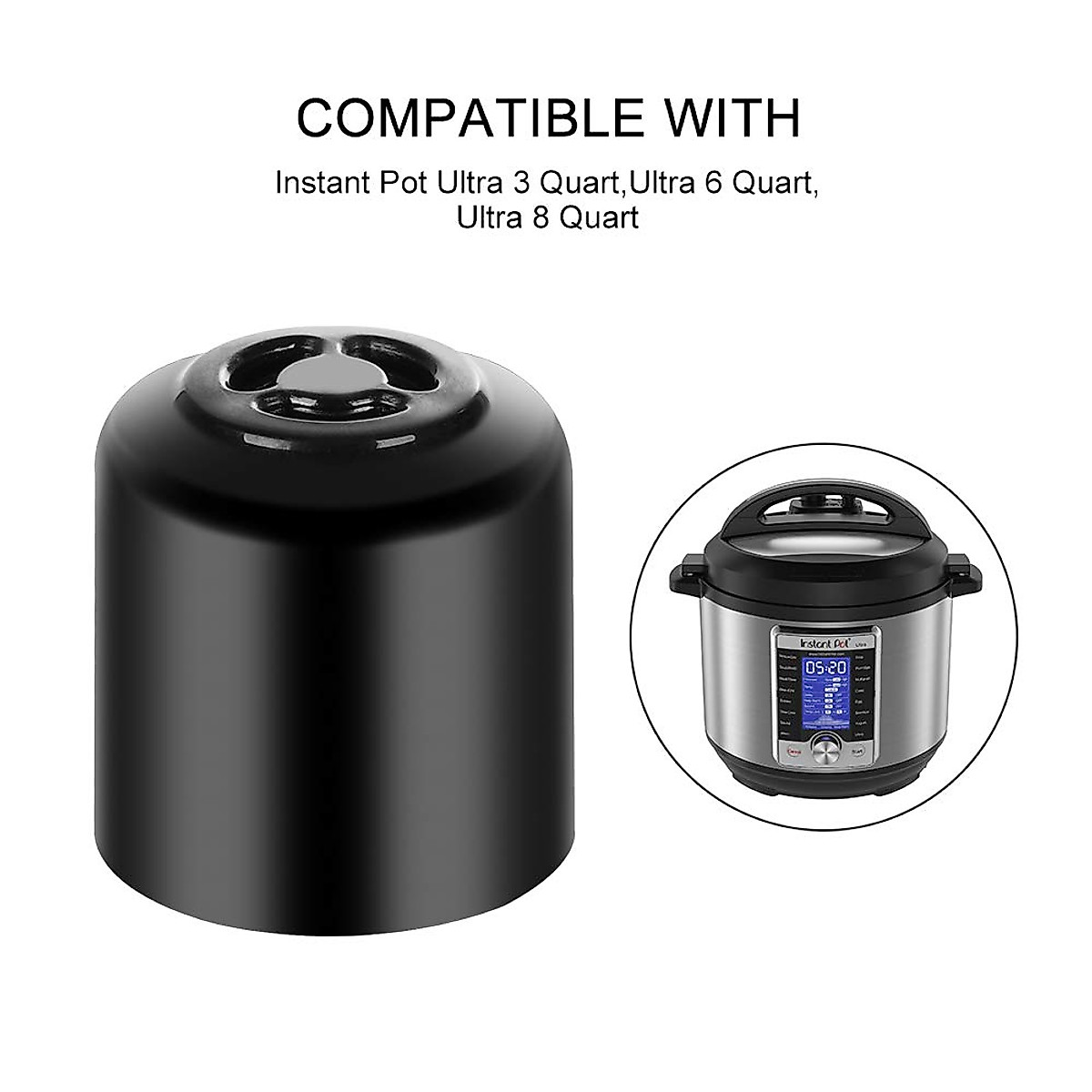 Original Steam Release Valve for Instant Pot Duo Nova, Duo Gourmet 6 qt, DUO CRISP AF 8, Ultra 3, 6, 8 qt, Viva 6 qt Multi - Use Programmable Pressure Cooker by Zonefly