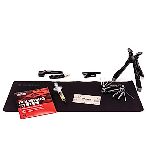 D'Addario Accessories Guitar Maintenance Kit - Guitar Tool Kit - Guitar Setup Kit - Perfect Kit for Guitar Tech, Black