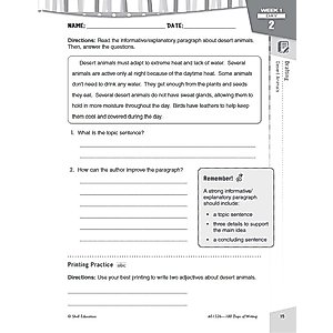 180 Days of Writing for Third Grade - An Easy-to-Use Third Grade Writing Workbook to Practice and Improve Writing Skills (180 Days of Practice)