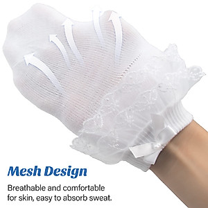 6 Pairs Toddler Baby Girls Ruffle Lace Trims Socks Princess Dress Bowknot Cotton White Ankle Soft Frily Socks Kids Child 4-6T