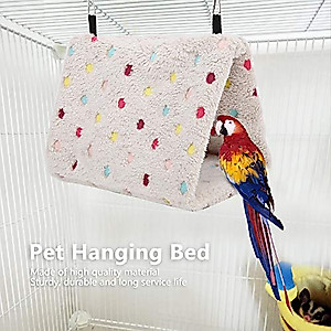 OKJHFD Pet Small Animal Hanging Hammock Ferret Hammock Cage, Hamster Rat Glider Guinea Pig Hideout Great for Playing and Sleeping