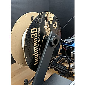 taulman3D PETG Recycled Filament 1.75mm, 3D Printer Consumables, 1kg Spool (2.2lbs), 100% Recycled Enviro PETG, Fit Most FDM Printer (White)