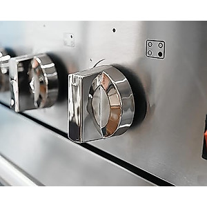 30 inch Gas Range Oven Gas Range Convection Oven Stove Stainless Steel Freestanding 5.56 cu.ft.4 Burners 42000BTU Large 3 Layers Tempered Glass Door Heavy Duty