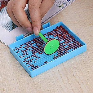 NIDIBI STORE Diamond Painting Drill Wheel Tools Kits Drill Pen Pick Up Charm Tray Holder 5D DIY Diamond Painting Tools Kit Accessories