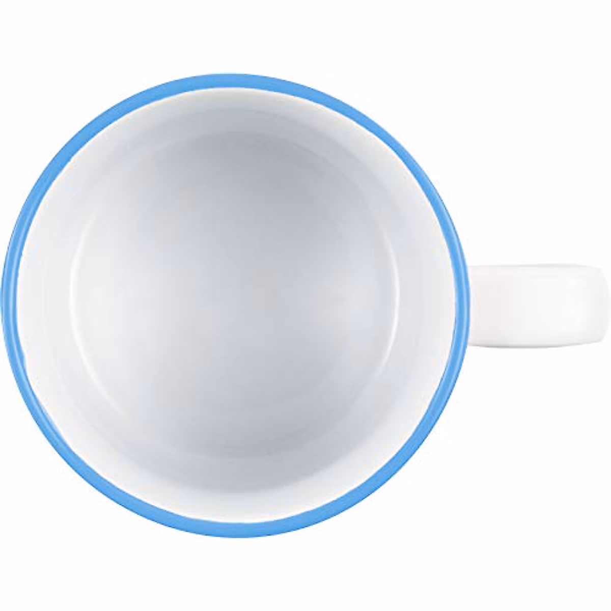 Pavilion Gift Company Large 17 Oz Stoneware Coffee Cup Mug Take Me To The Lake, Blue