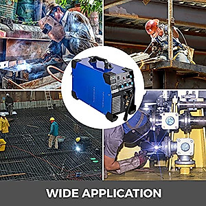 Mophorn MIG Welder 270 Amp MIG TIG Arc Welder 3 in 1 Welder Welding Machine 110V 220V TIG Welder Lift ARC Welder MMA Stick IGBT DC Inverter Welder Digital Display Combo Welding Machine