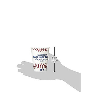 Adorable Rawlings Baseball Cups - 9 oz (Pack of 8) - Perfect for Baseball Themed Parties & Game Nights, Great Gift for Fans