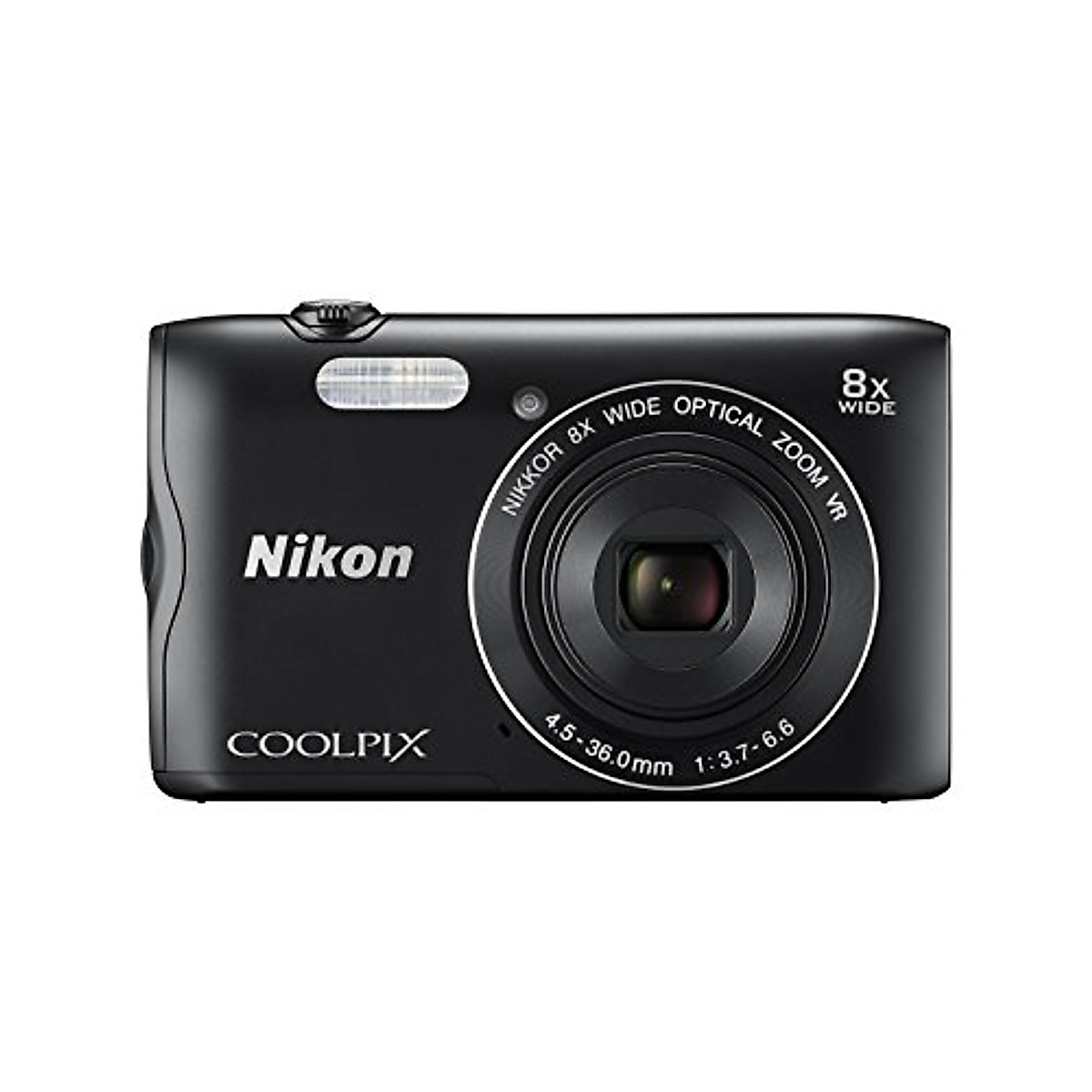 Nikon Coolpix A300 20 MP Point & Shoot Digital Camera, Black