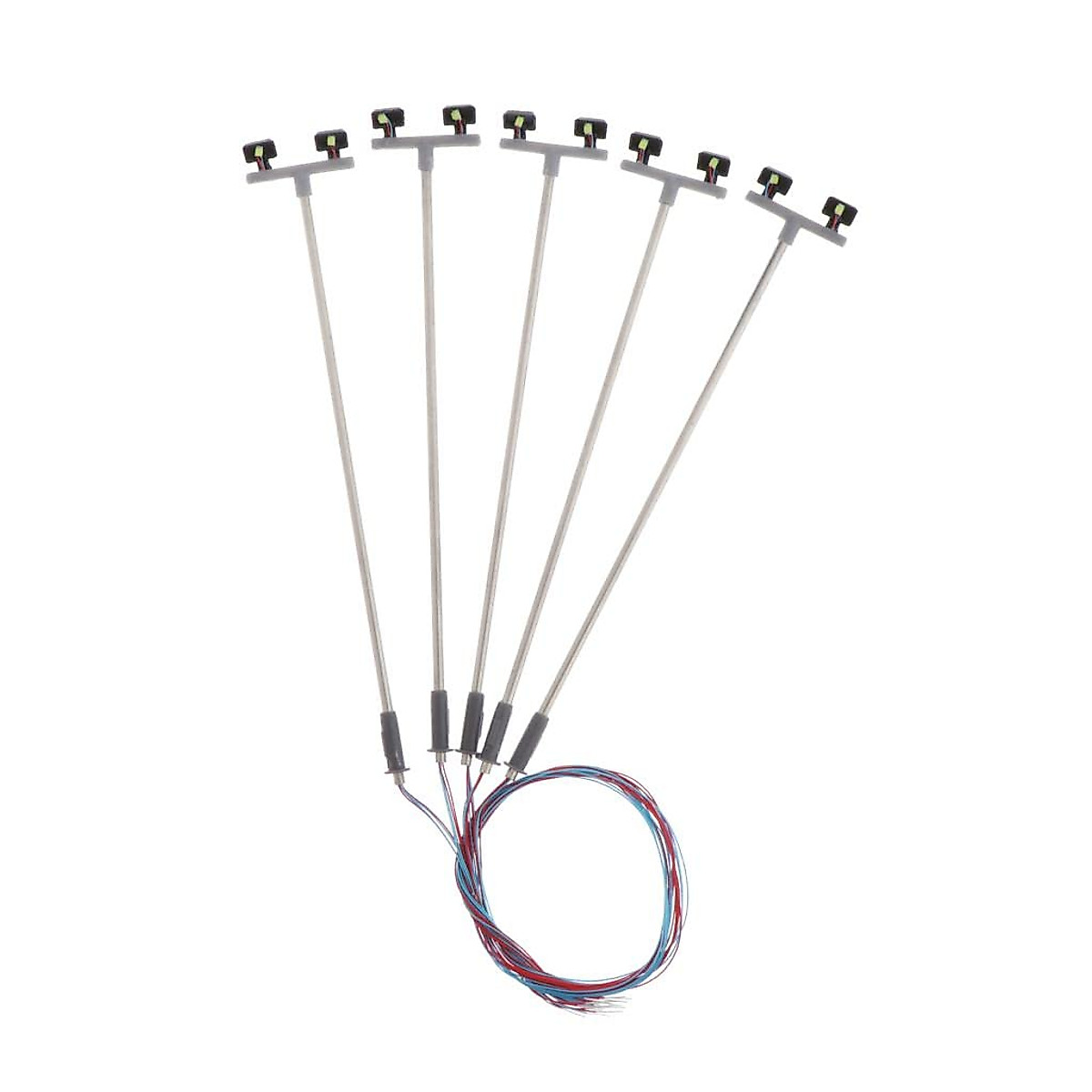 BESSTUUP 20Pcs 1:87 Model Miniature Garden Train Lights HO Scale Accessory 12cm