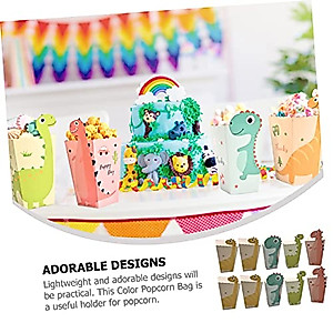 Vaguelly 48 Pcs Candy Container Snacks Containers for Snack Container Popcorn Treat Bags Popcorn Individual Bags Carnival Popcorn Bags Popcorn Bulk Individual Bags Popcorn Containers