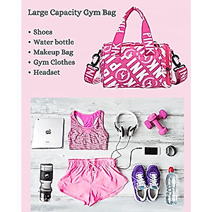 Aesthetic Mini Crossbody Bag, Cute Duffle Bag with Handle, Travel Tote for Short Trips