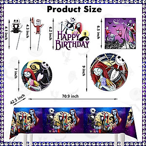 106 Pcs Christmas Decorations, Christmas Party Supplies Christmas Balloons Plates Cake Topper Banner Hanging Swirls Christmas Halloween Party Decorations