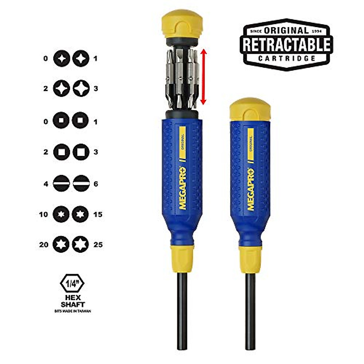 Megapro 151NAS-CS 15-In-1 Original NAS Driver, Blue/Yellow