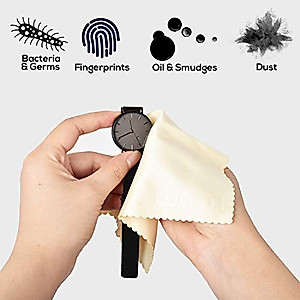 waka 10 Pack Upgraded Microfiber Cleaning Cloth, 6x7 Lint Free Cloth for Eyeglasses, Camera Lens, Cell Phones, LCD Screens, Computers, CD DVD, Eye Glass and Other Delicate Surfaces Wipes Cleaner