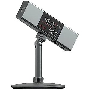 L-as-er Protractor Digital Inclinometer - Multifunction L-as-er Angle Ruler with Bi-Directional,Large LCD Screen Angle Finder Multifunction for Fast,Precise&Professional Results (Dual_Laser+Tripod)