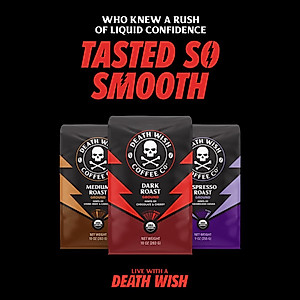 Death Wish Coffee - Dark Roast Single Serve Pods - (50 Count)