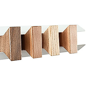 LINENVIBE Wall Hooks for Hanging, Towel Racks for Bathroom, Coat Hooks Wall Mounted (White Matte)