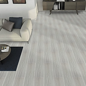 Peel and Stick Floor Tile, Vinyl Plank Flooring, 10-Pack 15 Sq.Ft, Natural Wood Look, Self Adhesive Durable and Waterproof for Transfer Bedroom, Kitchen, RV, Bathroom and Living Room